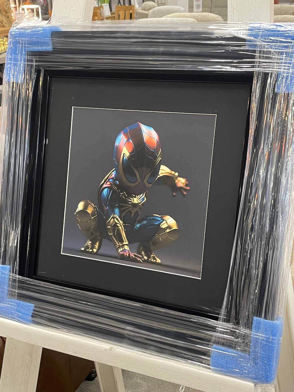 Miniature Gold Spiderman picture 55x55 — Downtown Accessories